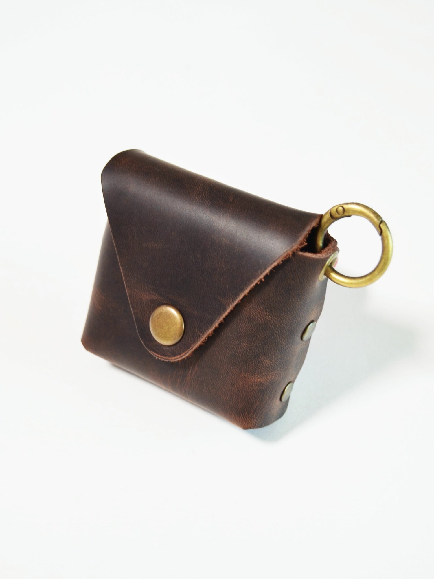 Чехол для наушников tws универсальный натуральная кожа виски