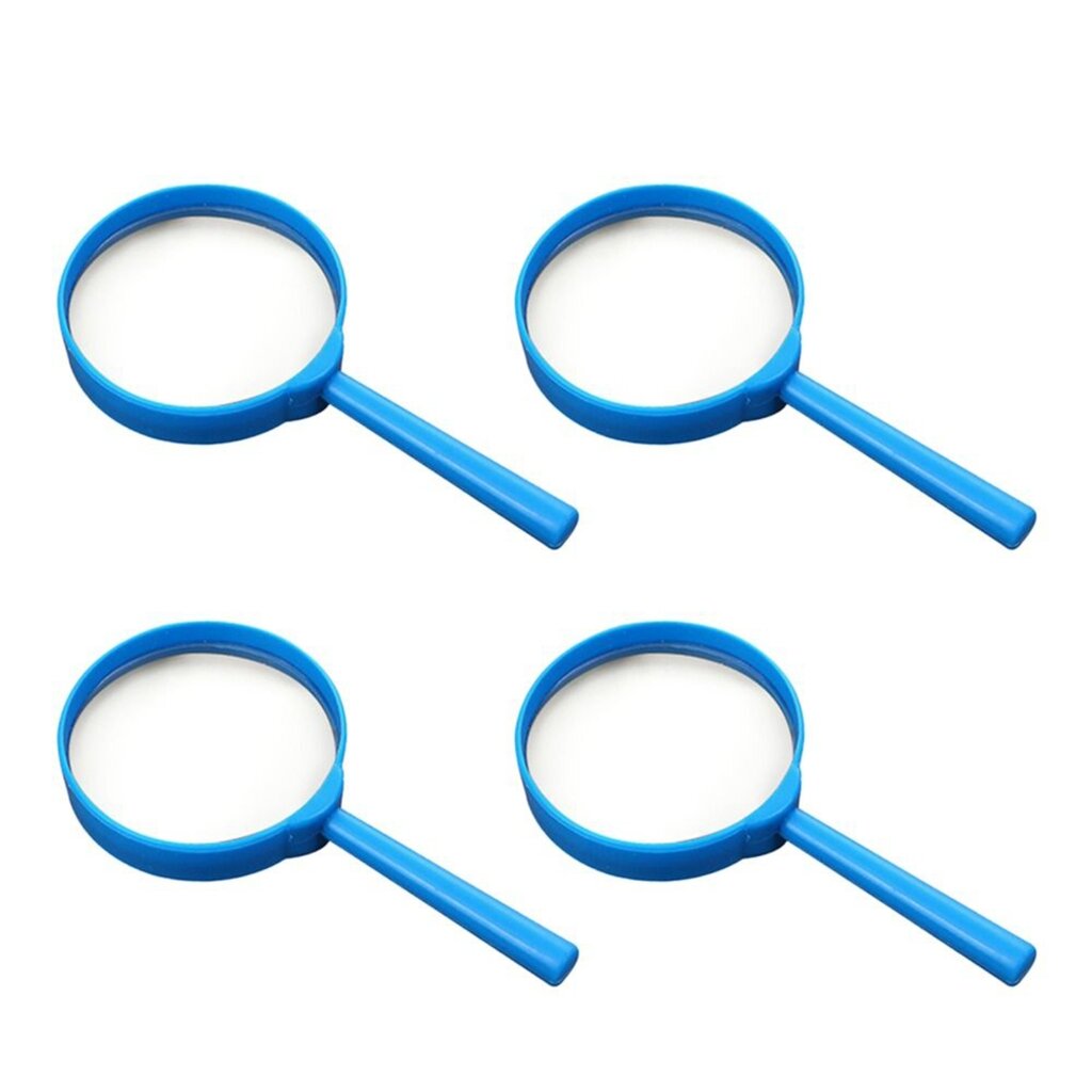 Красочное увеличительное стекло с небьющимися линзами Дети держат увеличительное стекло 3-кратная лупа Детский подарок
