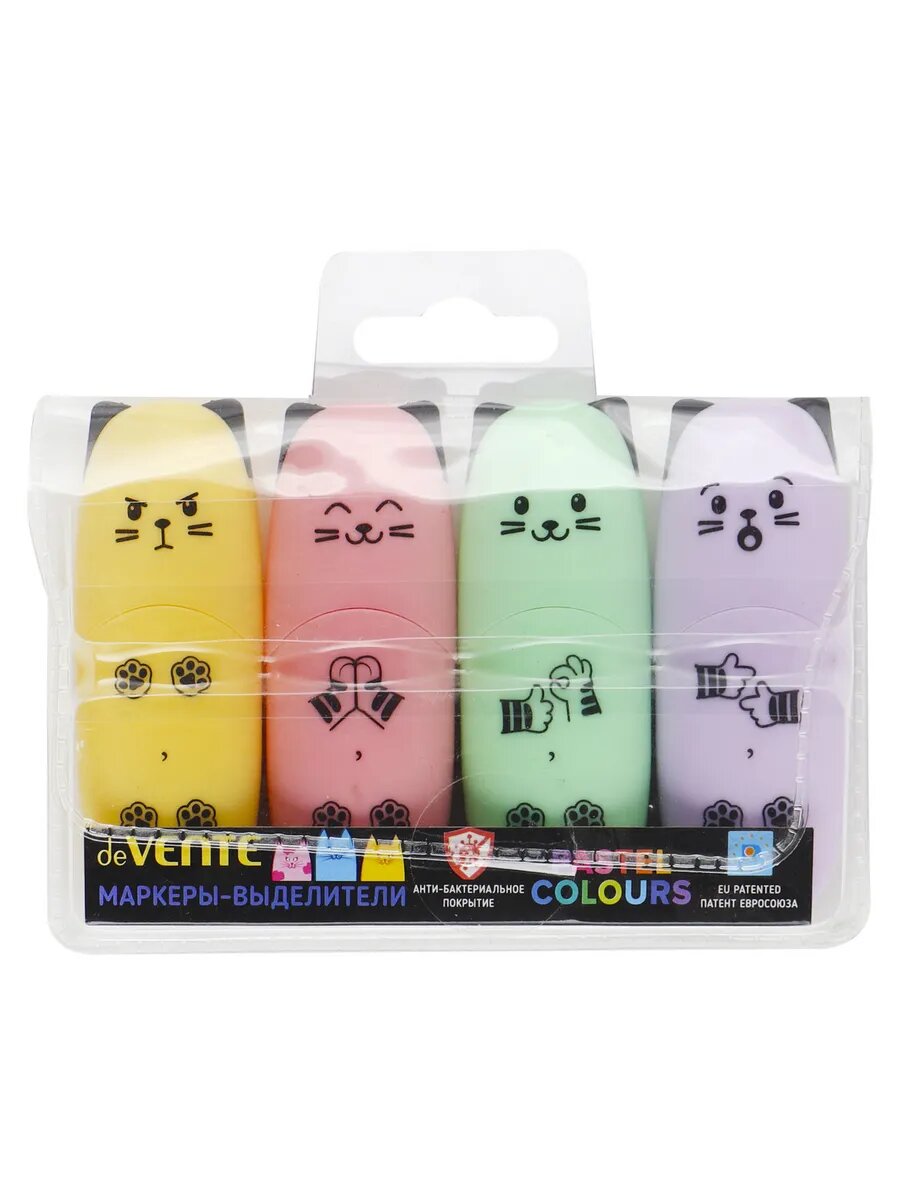 Набор перманентных маркеров 4 шт 1-5 мм