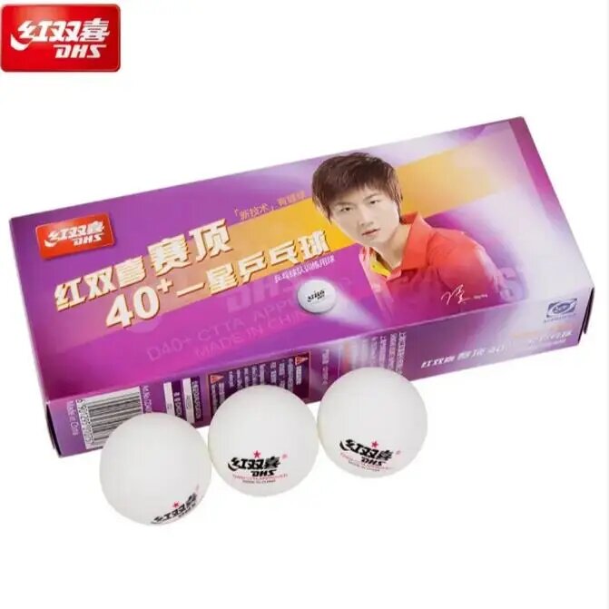 Мячи для настольного тенниса DHS D40+ 20 шт. White 1 Star
