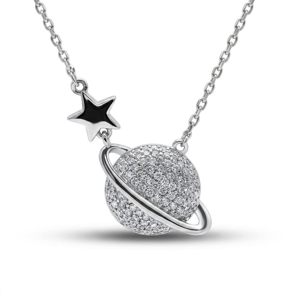 Колье Silver WINGS, серебро, 925 проба, фианит