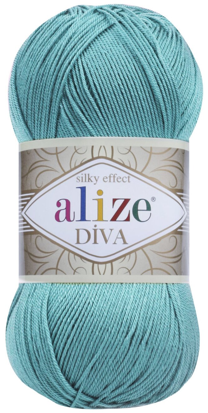 Пряжа Alize "DIVA" (5 мотков по 100г) микрофибра-акрил 376