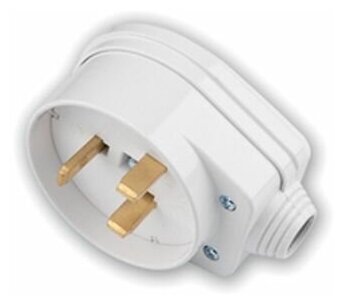 Вилка для электроплиты с заземлением 32 А 250 В BYLECTRICA (В32-071)