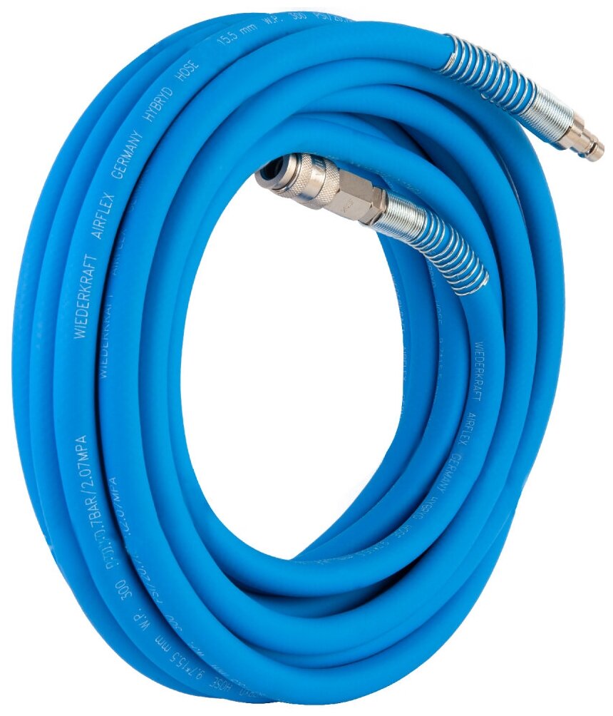 Шланг окрасочный для подключения краскопульта WIEDERKRAFT WDK-65910 AIRFLEX, 9.7 мм