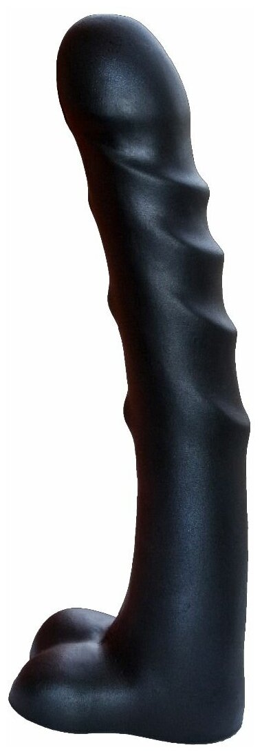 Чёрный фаллоимитатор-гигант PREDATOR - 37 см, LOVETOY (А-Полимер), поливинилхлорид (ПВХ, PVC), черный