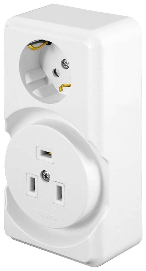 Розетка открытой установки для плит STEKKER PST32-53-20 с/з, 250В, 32А, белый