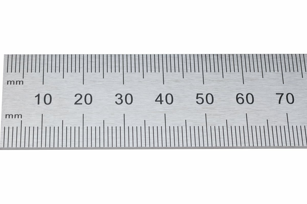 Kinex (K-MET) Линейка стальная 300х25х1 мм, шкала 1 мм 1022