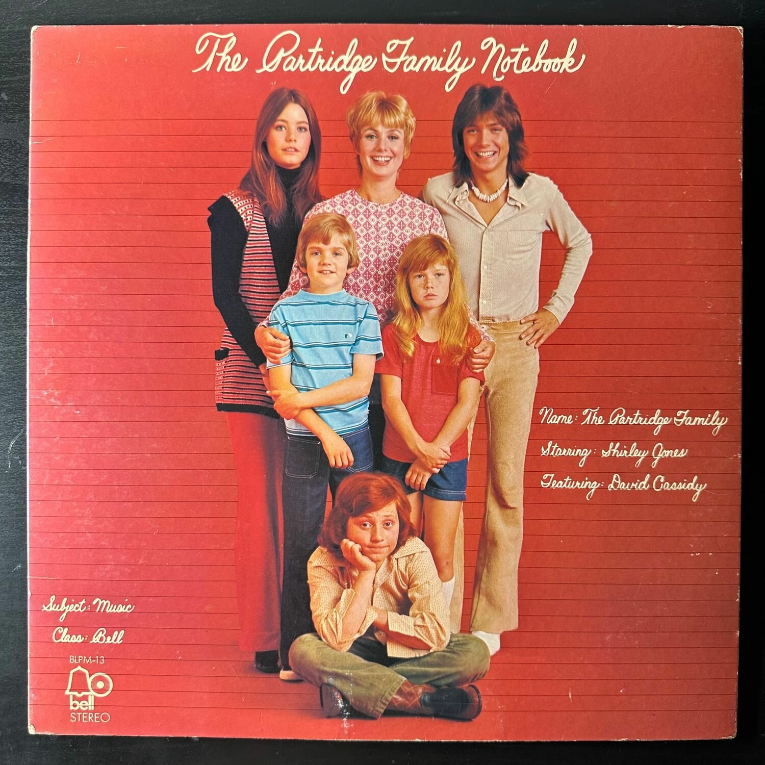Виниловая пластинка The Partridge Family Notebook (Япония 1972г.)