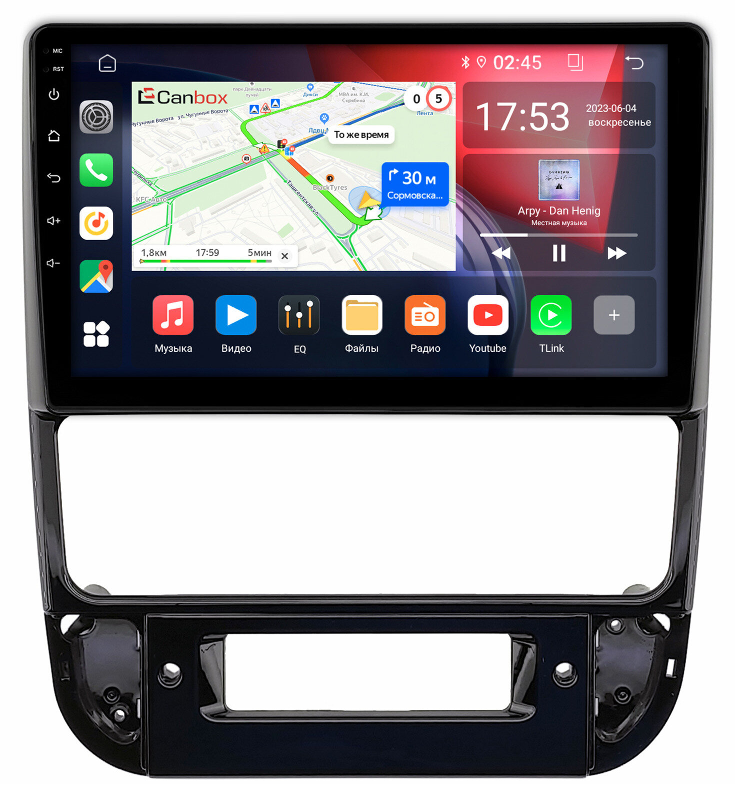 Штатная магнитола Canbox RS9-1740 для Peugeot 406 1999-2005 (глянцевая) на Android 10 (IPS, DSP, CarPlay)