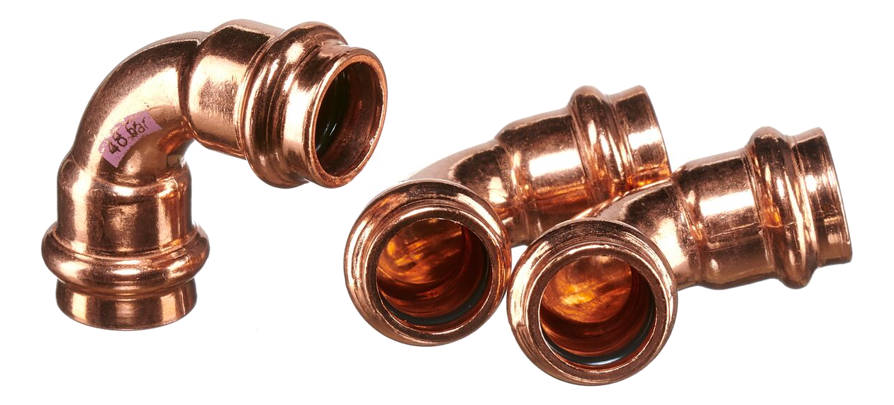 Отвод медный двухраструбный MPA5002, 90 град. 1/2 MPA5002 0040001