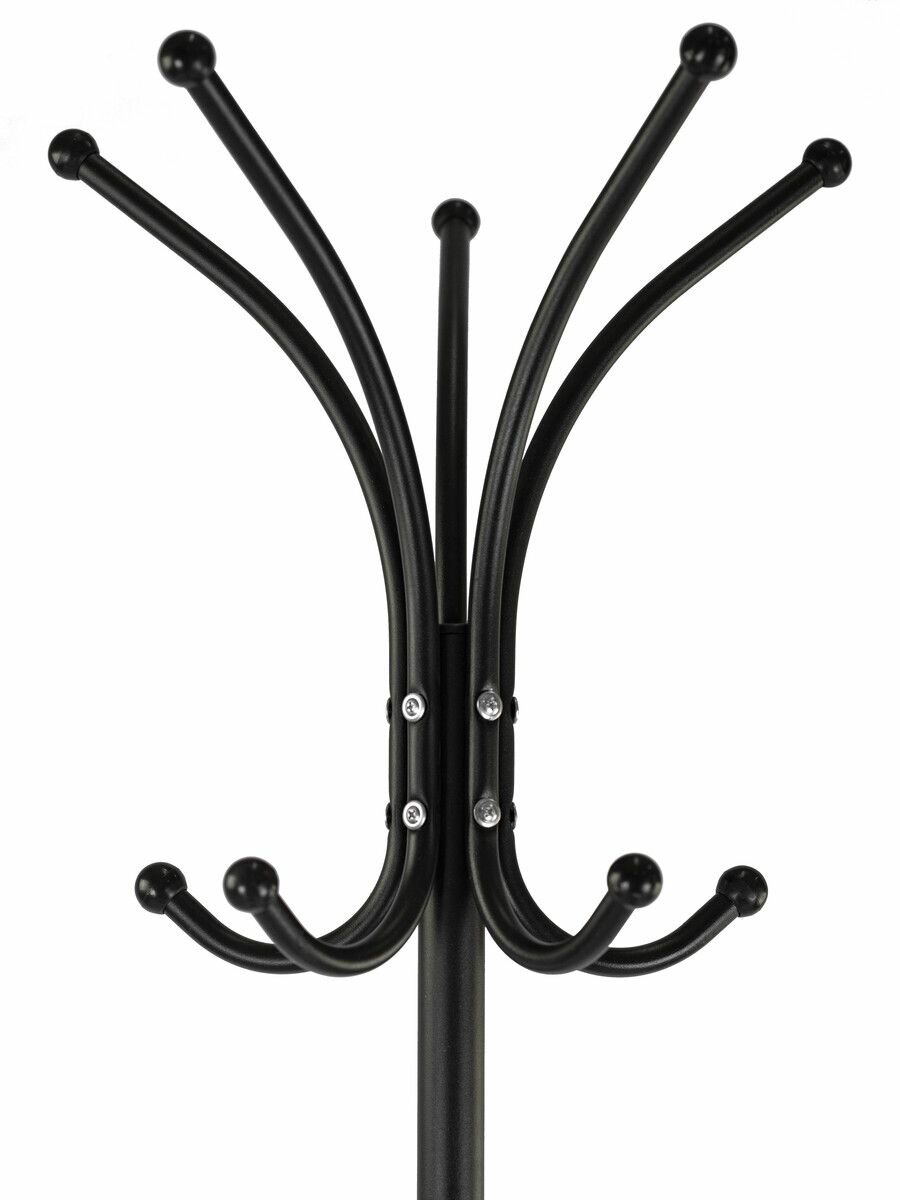 Вешалка напольная Пико 4 черный, 41x181x41 см.