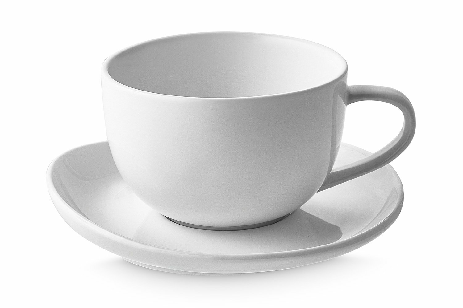 TUDOR ENGLAND Royal White чайная пара 350 мл из фарфора элегантный набор для чаепития