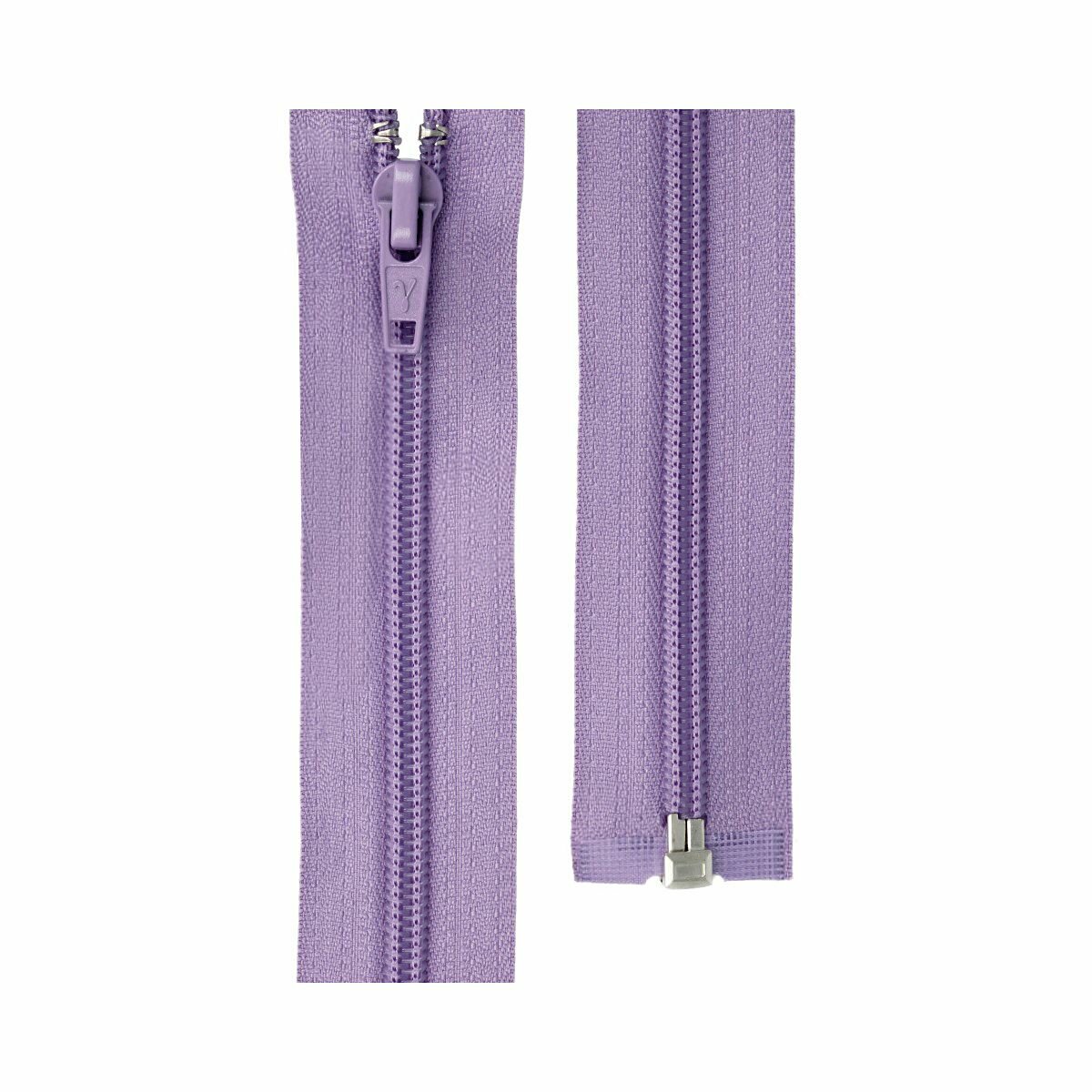 Молния 10 шт. спираль 40 см тип 5 разъёмная однозамковая №163 сиреневый