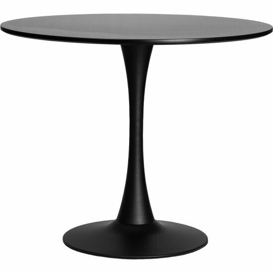 Стол обеденный Dobrin MIA (черная столешница, черное основание)