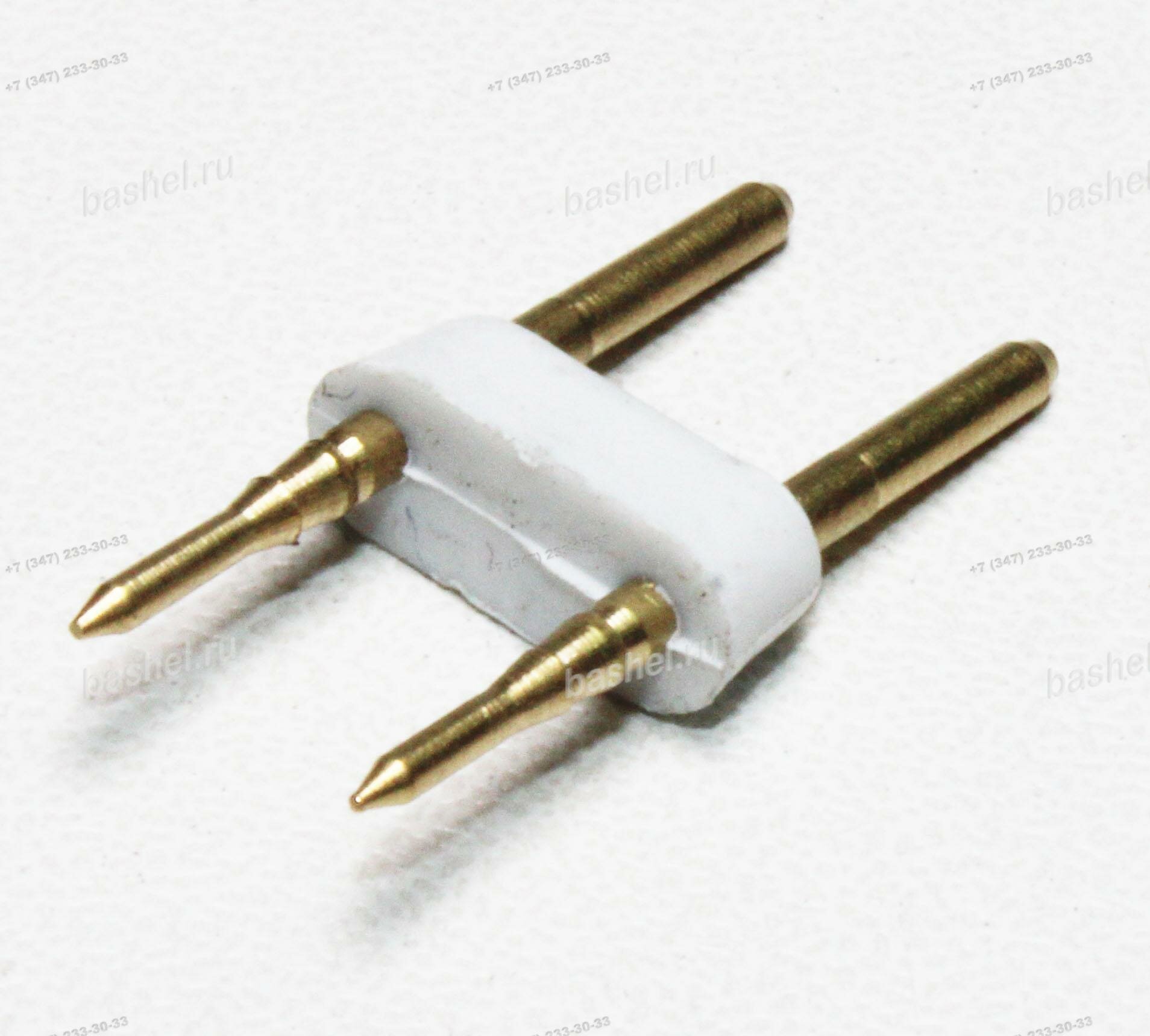 Коннектор силовой IC-FN-2pin-0616 (для гибкого неона 16x6mm)