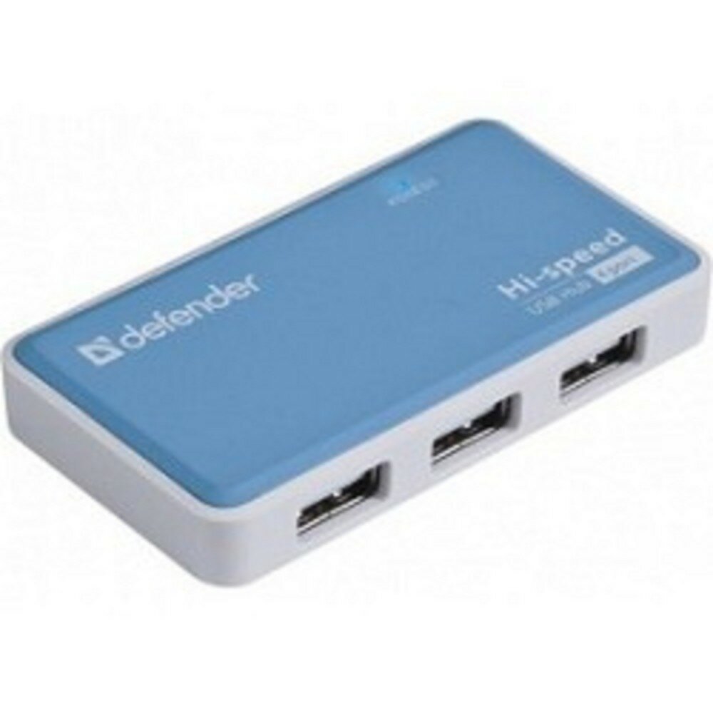 USB-хаб (концентратор) Defender USB QUADRO POWER , портов - 4