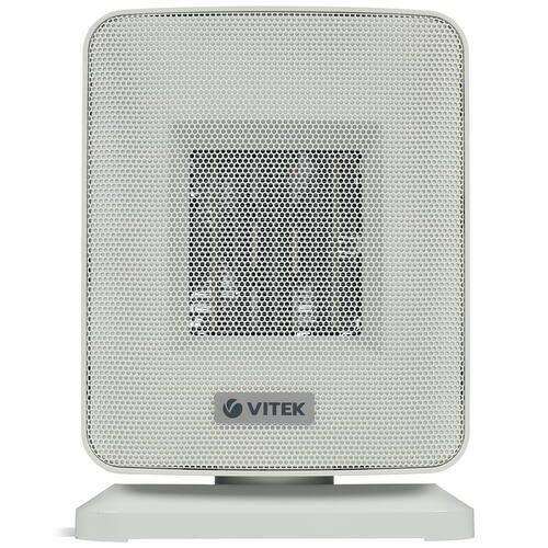 Тепловентилятор керамический Vitek VT-2052, 1500Вт, с термостатом, 2 режима, белый [2052-vt-01]