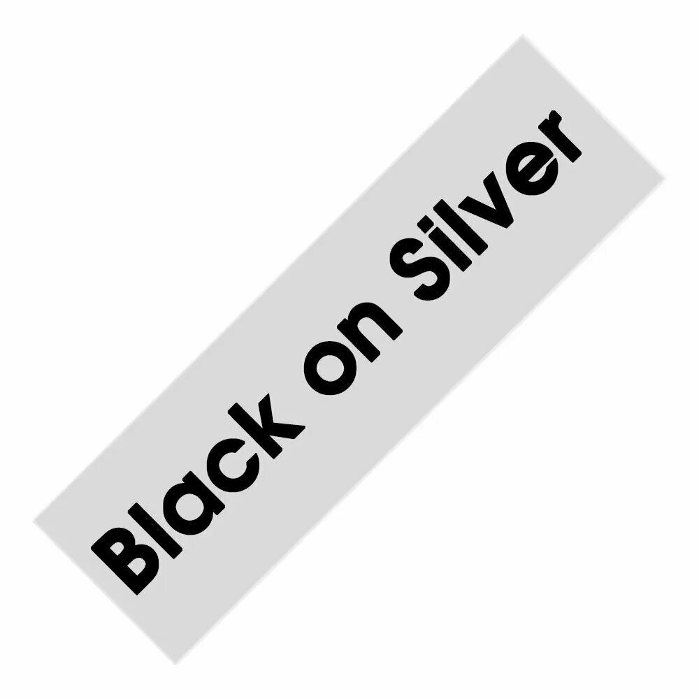 Лента для LabelManager 12 мм, Black on Silver