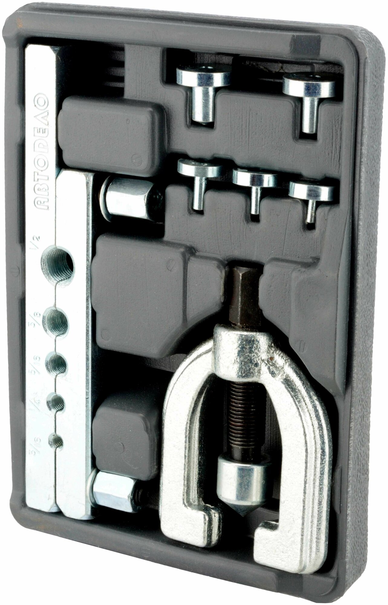 Набор для развальцовки трубок 7 предметов (4,8 -12,7 мм) Автодело