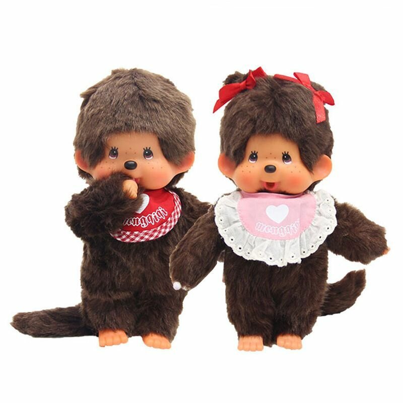 Кукла Monchhichi L135, плюшевая, высота 20см, хлопок, с одеждой — фото 1