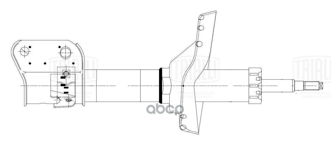 Амортизатор подвески Subaru Forester (02-) (стойка) пер. лев. (AG 22152) Trialli арт. AG22152