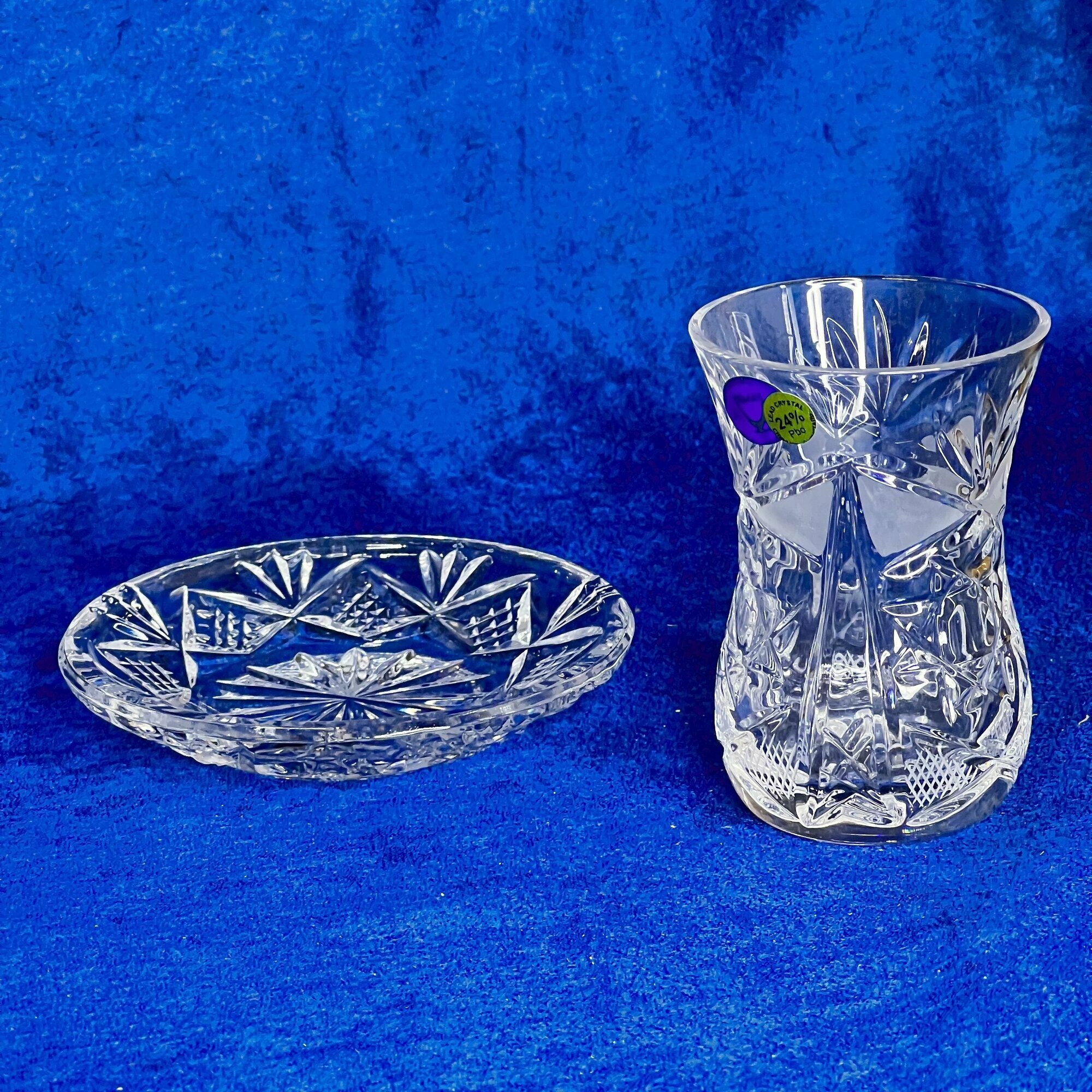 Армуду/Богмалы/Стакан Хрустальный с Блюдцем 900/154