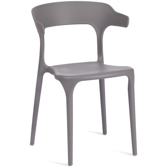 Комплект стульев Tetchair TON 2 шт. пластик / темно-серый