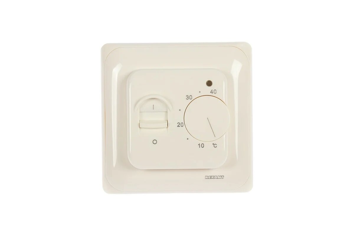 REXANT R70XT механический терморегулятор с датчиком температуры пола 3500 Вт бежевый