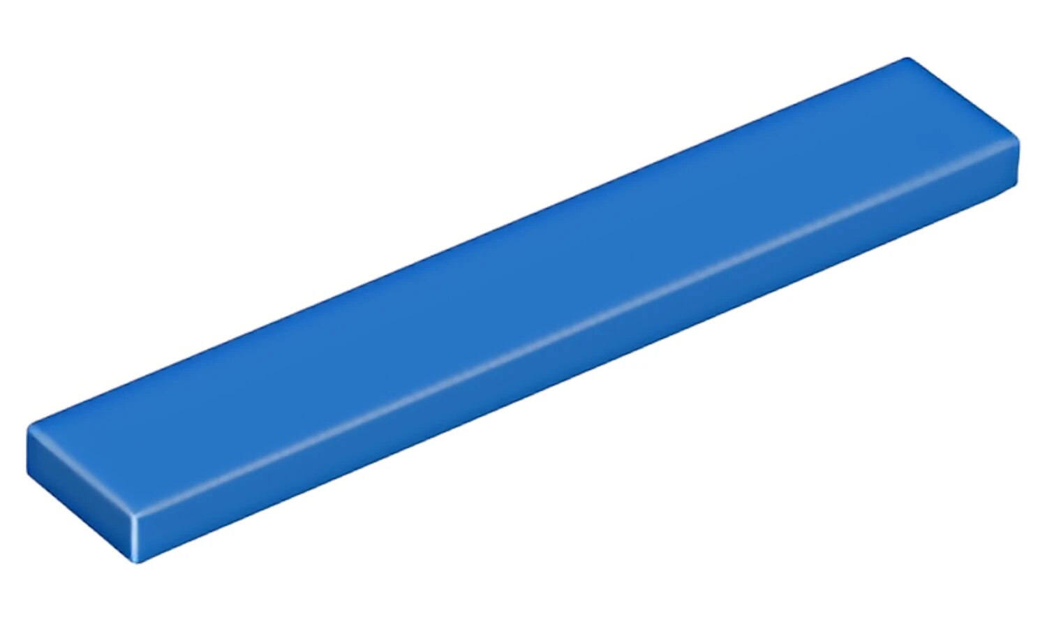 Деталь LEGO Tile 1 x 6 6636 (75702) Blue U