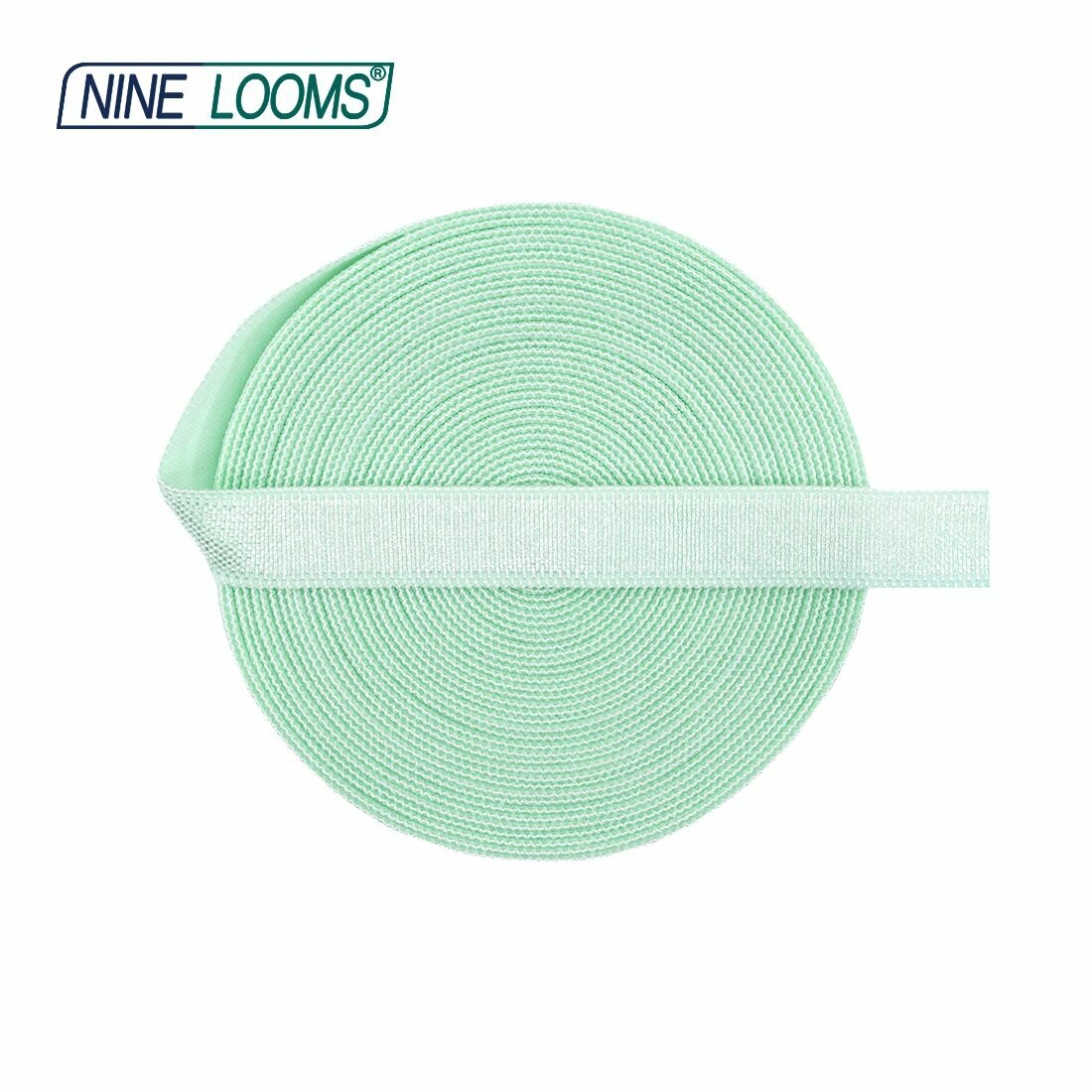 Эластичная лента NINE LOOMS 3/8", 70% Chinlon & 30% Spandex, 2-10 ярдов