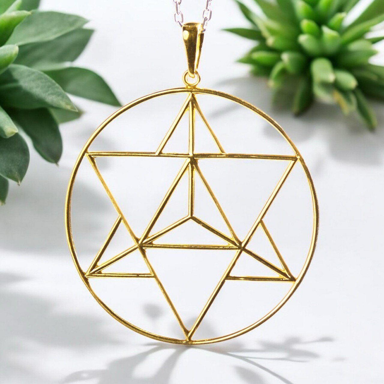 Подвеска СПИКА, серебро, 925 проба, золочение