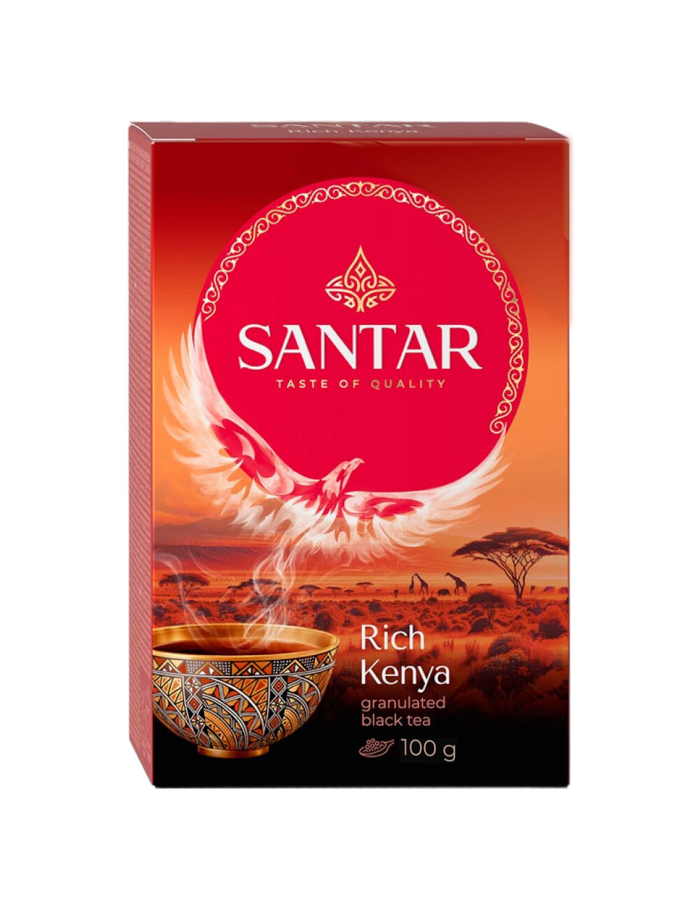 Чай черный Santar Rich Kenya гранулированный 100г 1шт