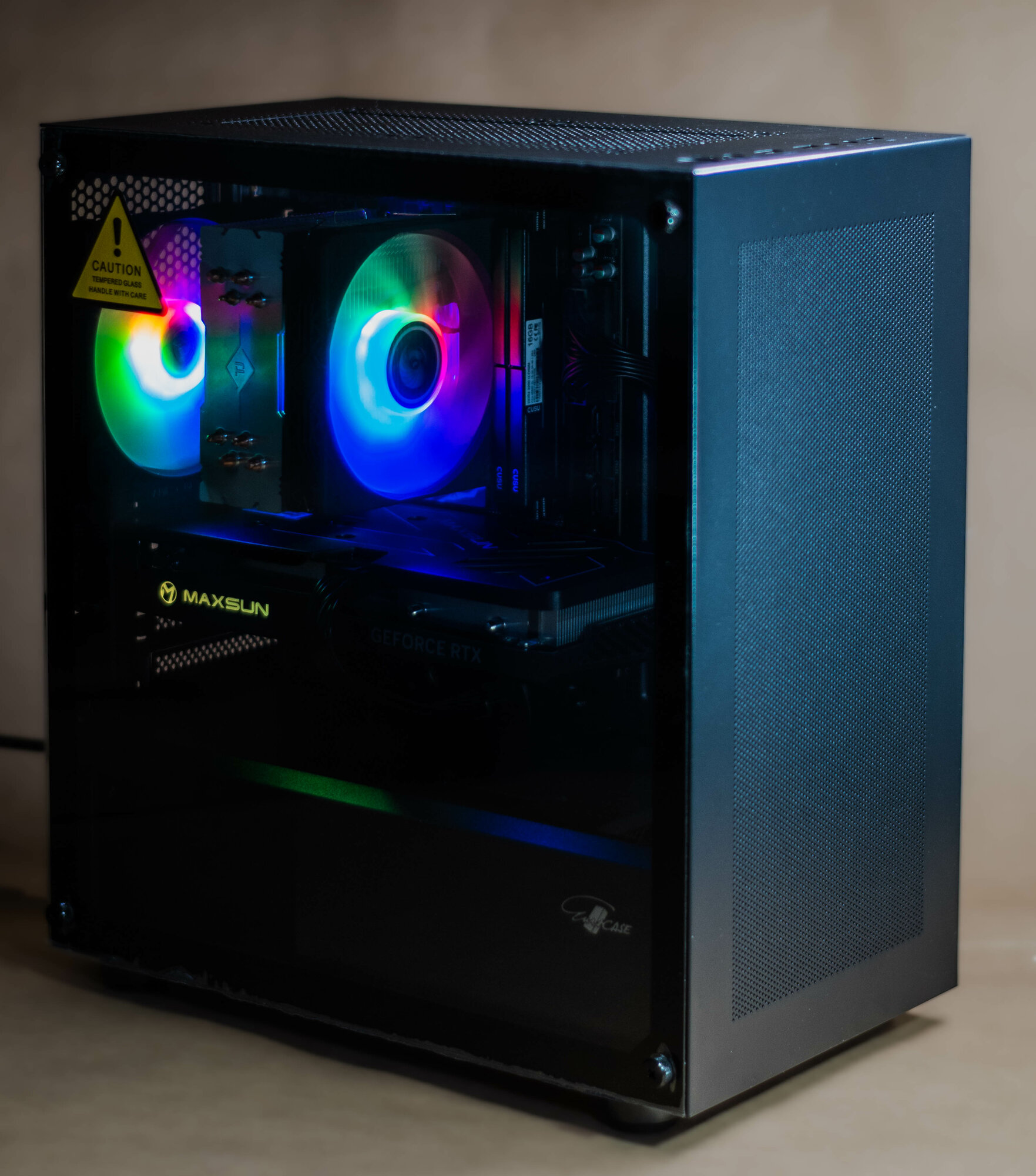 Системный блок Гаджет Град R5 + 4060 (AMD Ryzen 5 5500, RAM 16 ГБ, SSD 512 ГБ, NVIDIA GeForce RTX 4060, Windows 11 Pro trial), Чёрный