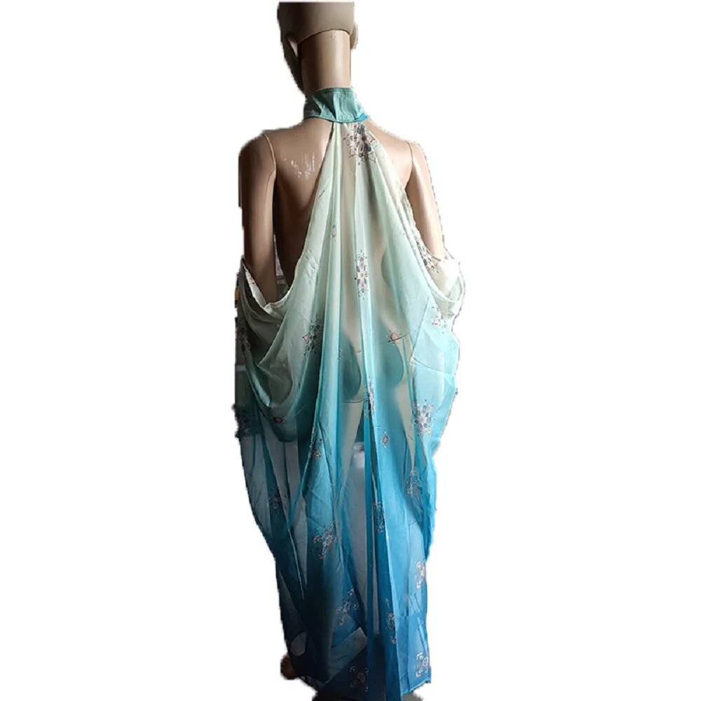 Женский полиэстеровый плащ-мантия для косплея Мульти, разноцветный