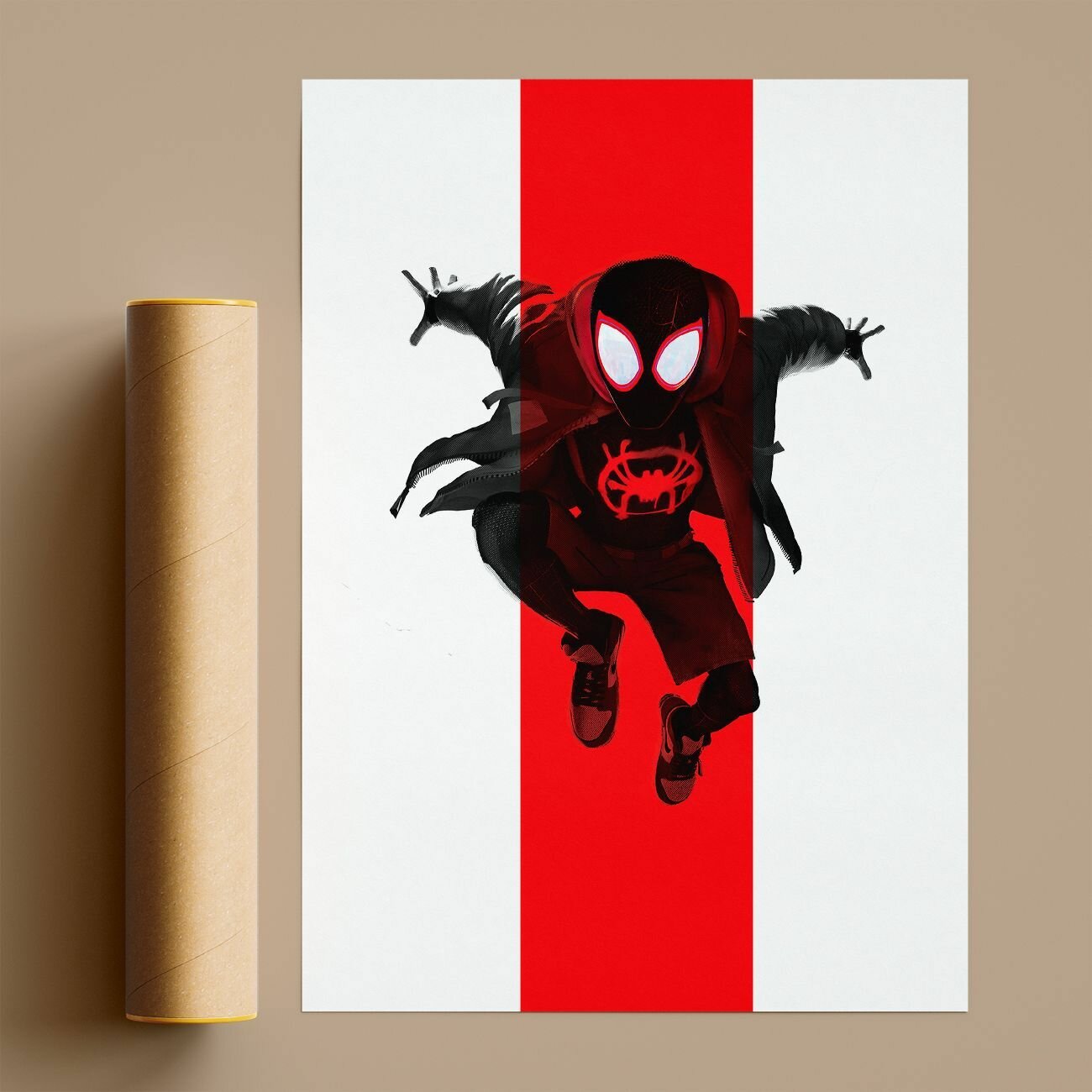 Постер Человек паук 40х50 см без рамы/ Марвел, Человек Паук, Майлз Моралес/ Плакат для интерьера, в подарок