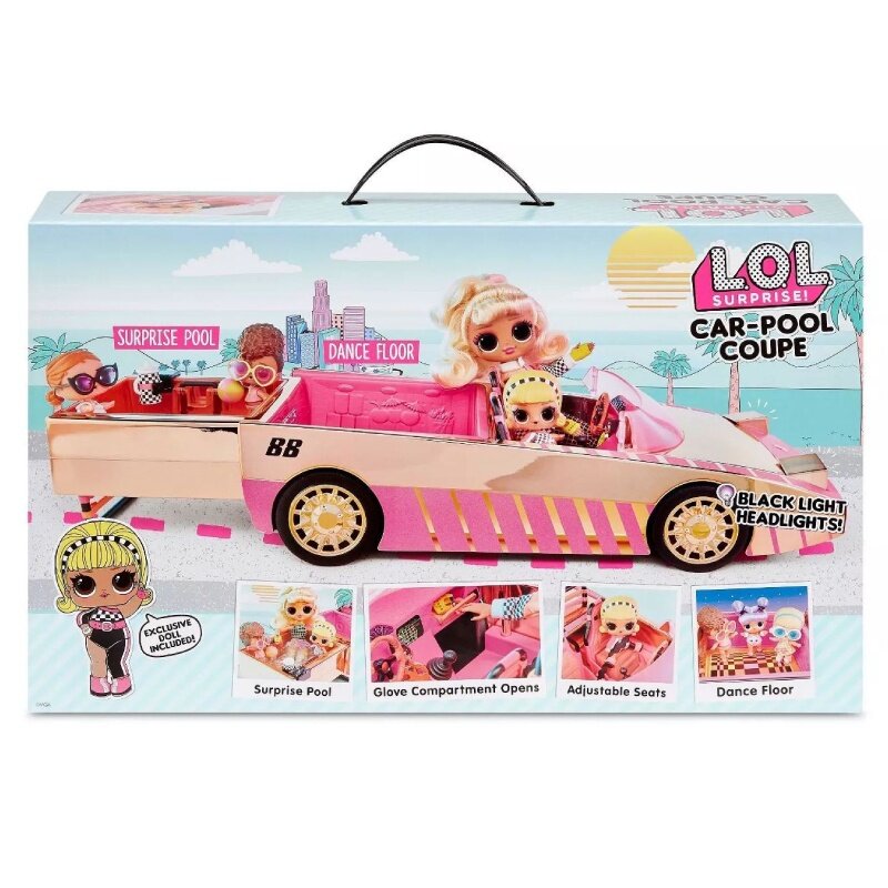 Куклы ЛОЛ Сюрприз Летняя спортивная машина. Набор роскошного подарка из пластика в форме летней спортивной машины.