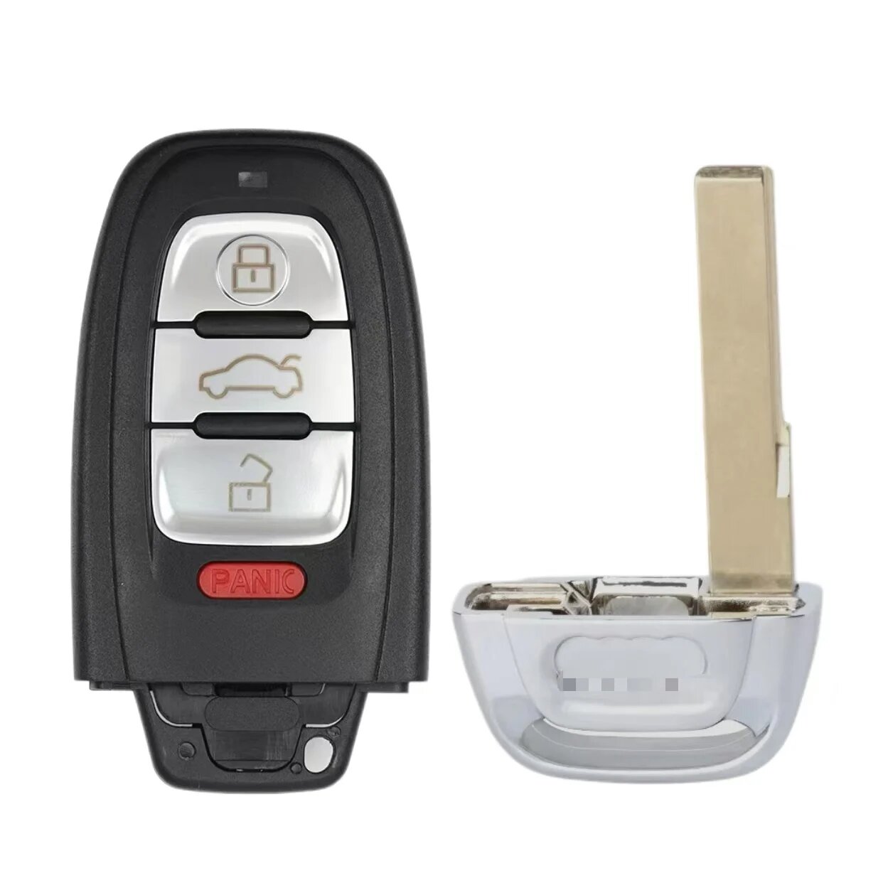 JingxinSmart Чехол с дистанционным управлением для Audi A4l A3 A4 A5 A6 A8 Quattro Q5 Q7 A6 A8 Сменный корпус автомобильного ключа 3/4 кнопки Logo-4BT-Shell