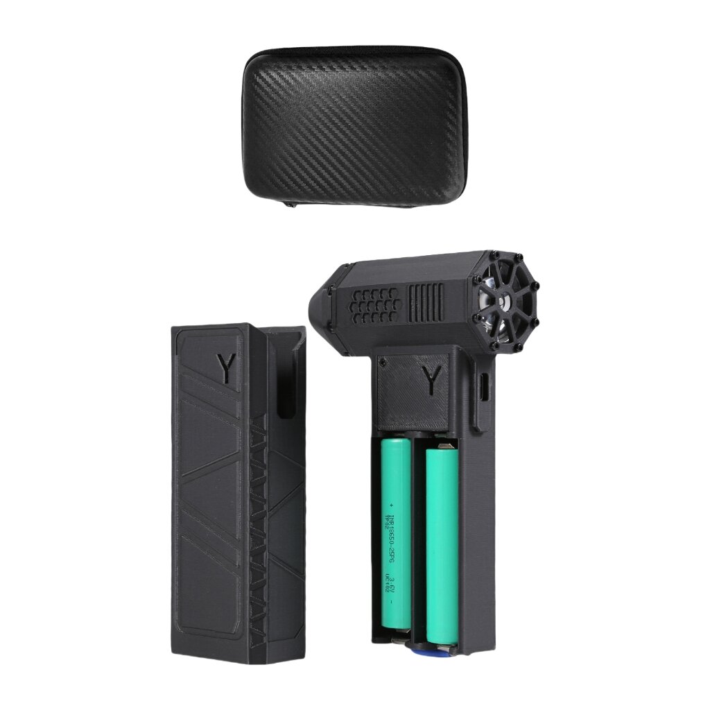 Мощный фен для волос с высокоскоростной турбиной 130 000 об/мин, бесщеточный перезаряжаемый ручной вентилятор с очисткой аккумулятора, воздуходувка для пыли, мойка автомобилей, чистка