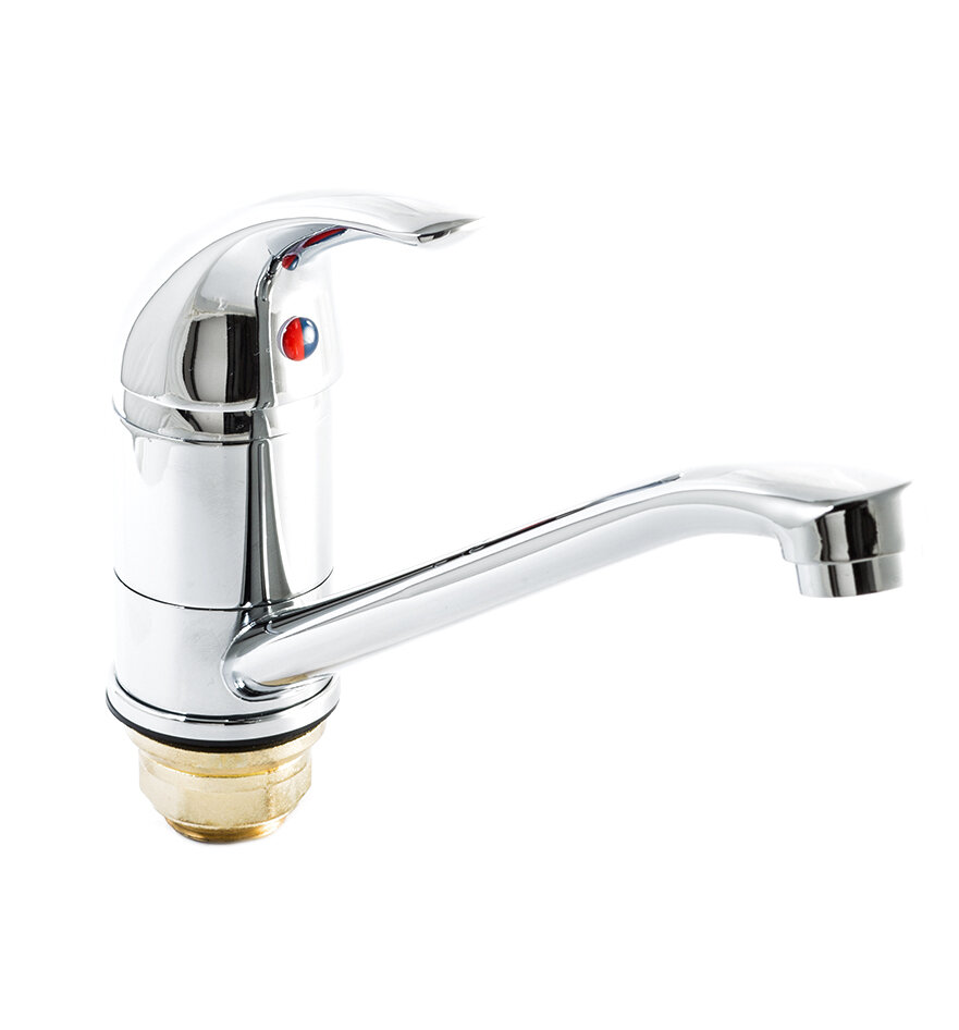 Смеситель Кухня SANTREK AQUA-620 "MODERN" шар. d-40 на гайке SB42