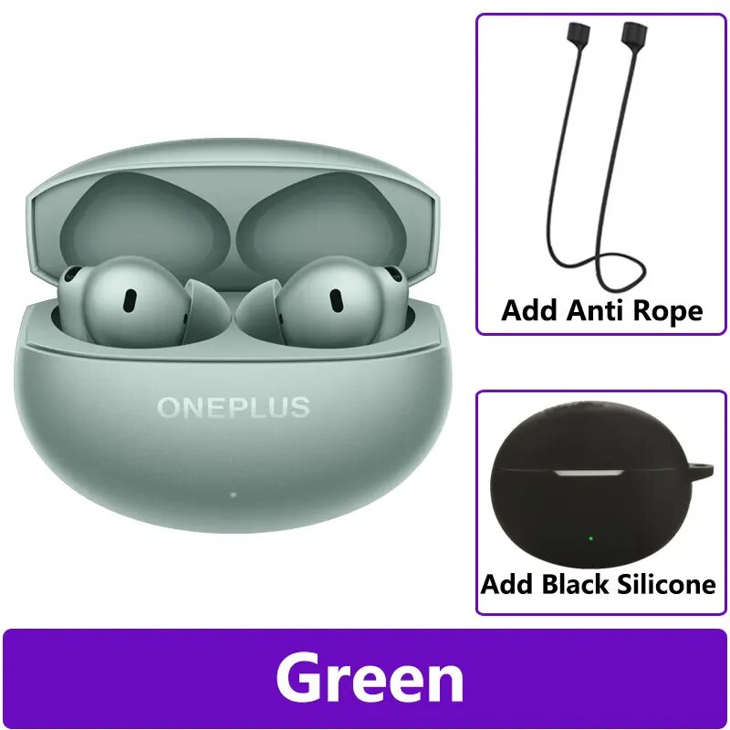 Oneplus Buds 4 TWS Bluetooth наушники Green n Black Case