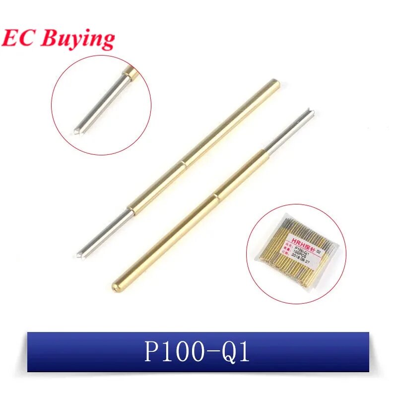 Тестовый штифт пружинный EC Buying P100-Q1, 5 шт.