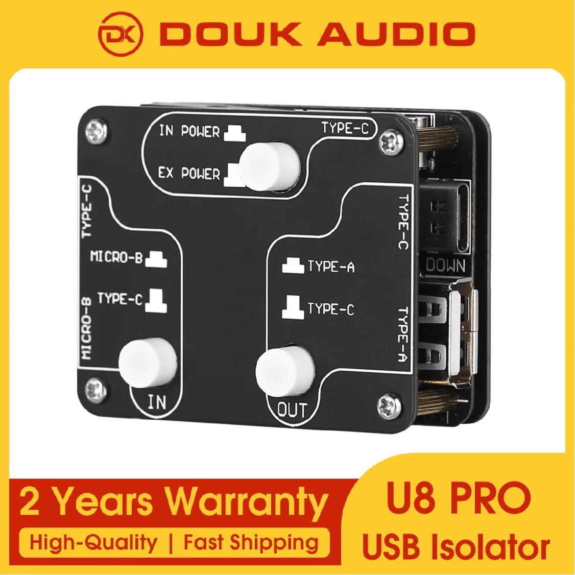 Douk Audio U8 PRO USB Изолятор для ЦАП