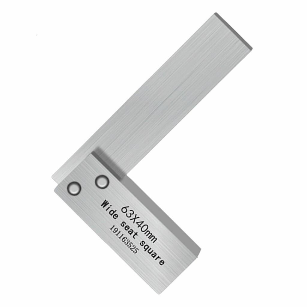 Малка, Г-образная линейка из углеродистой стали-63x40 мм