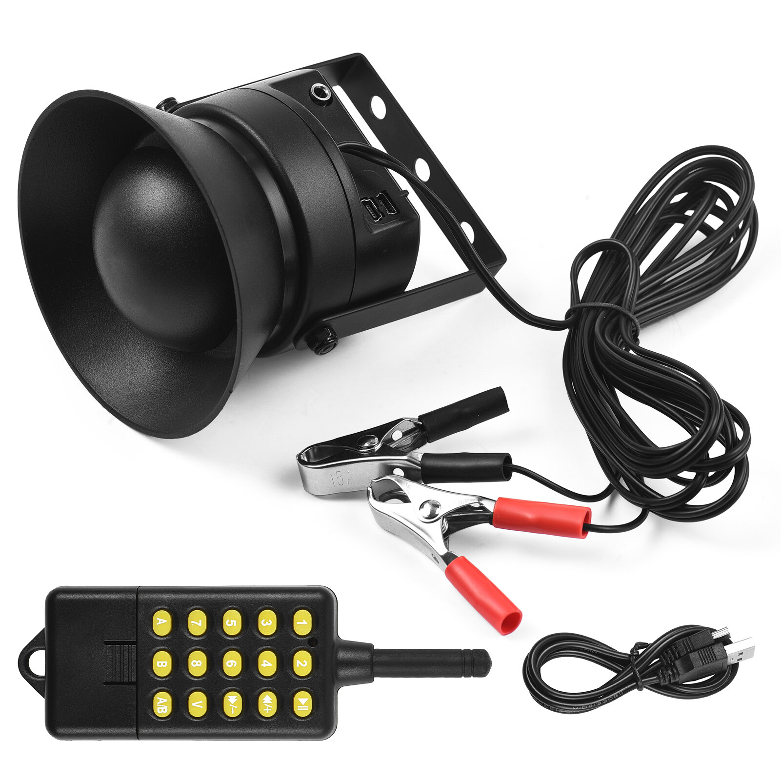 Беспроводной пульт дистанционного управления, открытый электронный MP3-динамик со встроенным таймером, 182 звука, MP3-плеер с птицами, звонящий