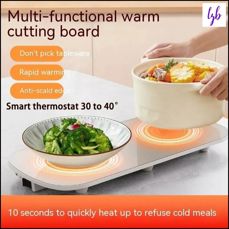 Эксклюзивный подогреватель еды на доске разделочной с электрическим нагревом
