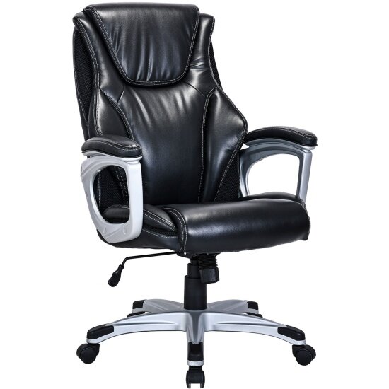 Кресло Brabix PREMIUM "Credo EX-587", рециклированная кожа, черное, 532977