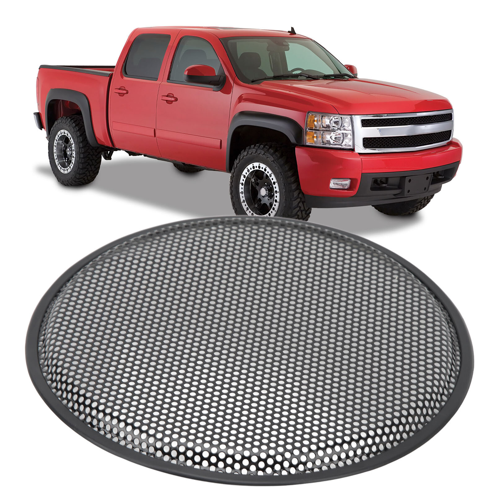 12 Inch Speaker Grill Iron Subwoofer Speaker Circle Cover Audio Mesh Protector Guard для Car RV