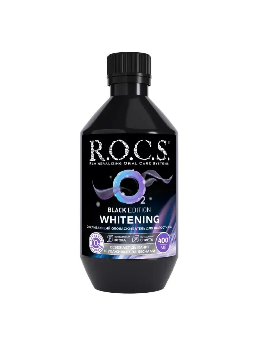 Rocs Ополаскиватель для полости рта отбеливающий 400 мл
