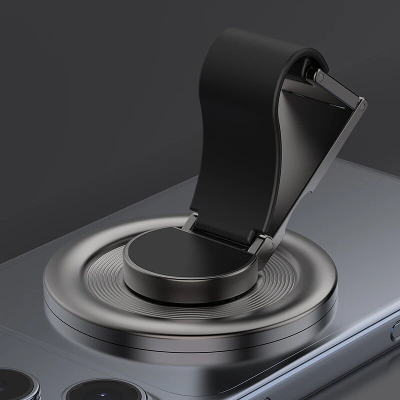 Металлический прочный магнитный держатель для телефона 360° ° Поворотная магнитная подставка для кольца на палец, складной портативный универсальный держатель для смартфона