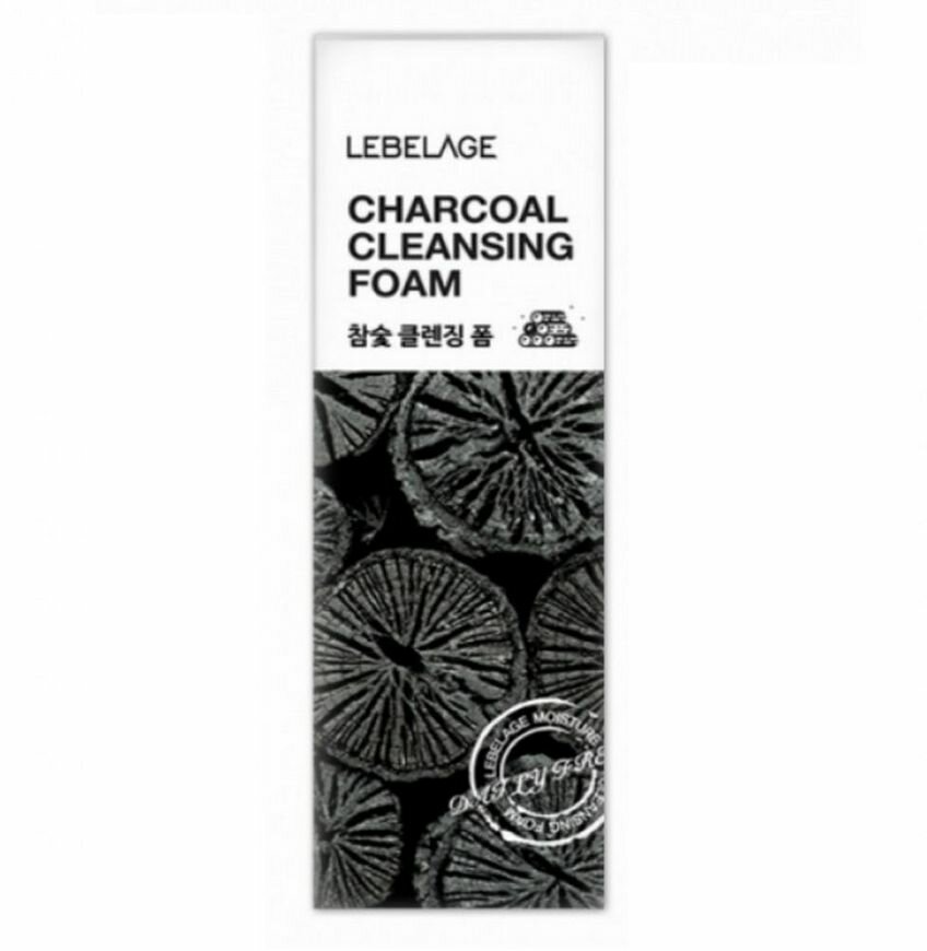 Lebelage Пенка для умывания с углем Charcoal Cleansing Foam, 100 мл